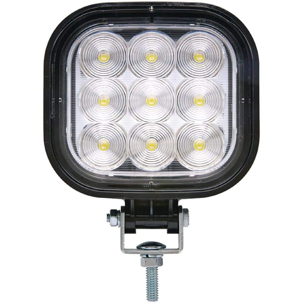 FulTyme RV 12-Volt/24-Volt Square LED Flood Beam Work Light 1176 - The ...