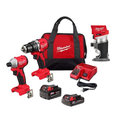 Milwaukee Power Tool Combo Kits The Home Depot