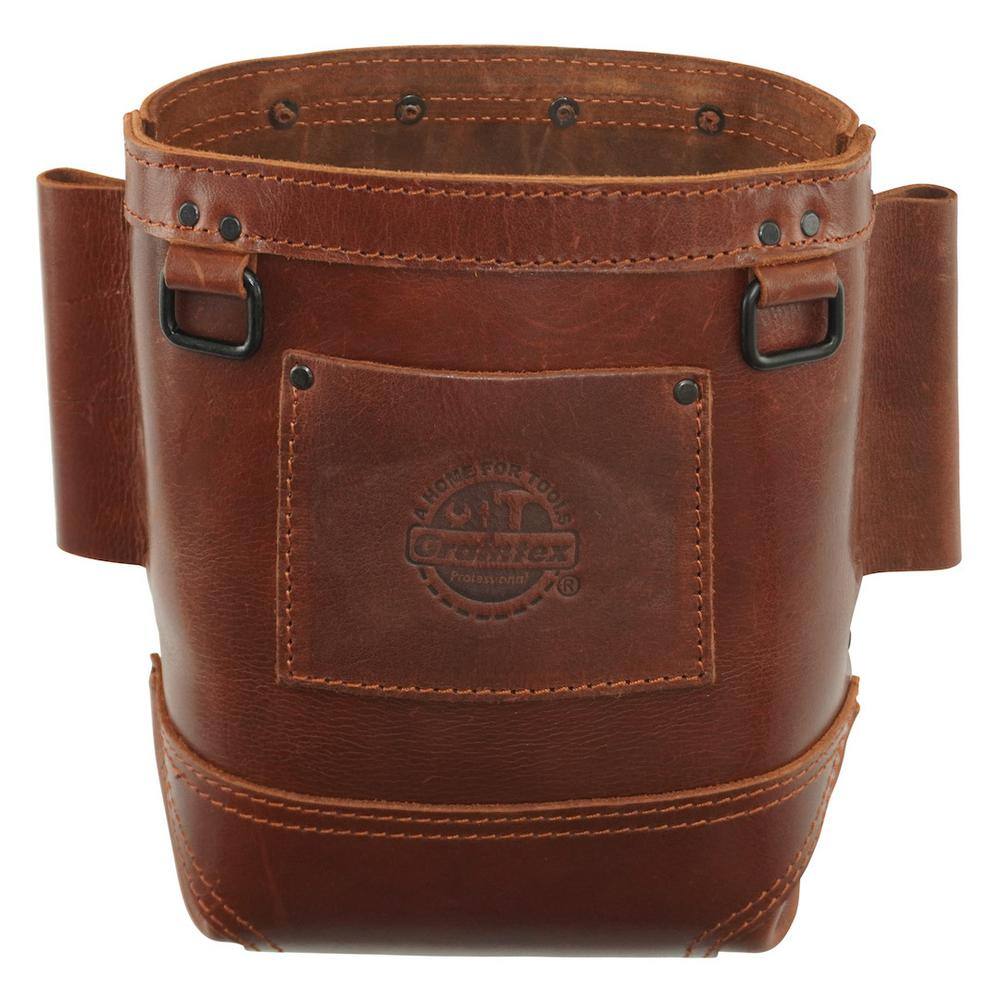 Graintex 5 in. Large Pocket Nut and Bolt Tool Bag with Tunnel Loops for ...