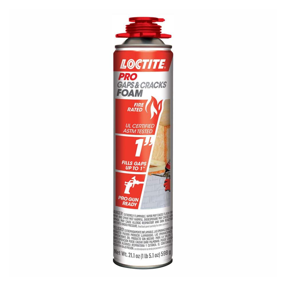 Loctite Pro Gaps and Cracks 21 oz. Spray Foam Sealant 2866859 - The ...
