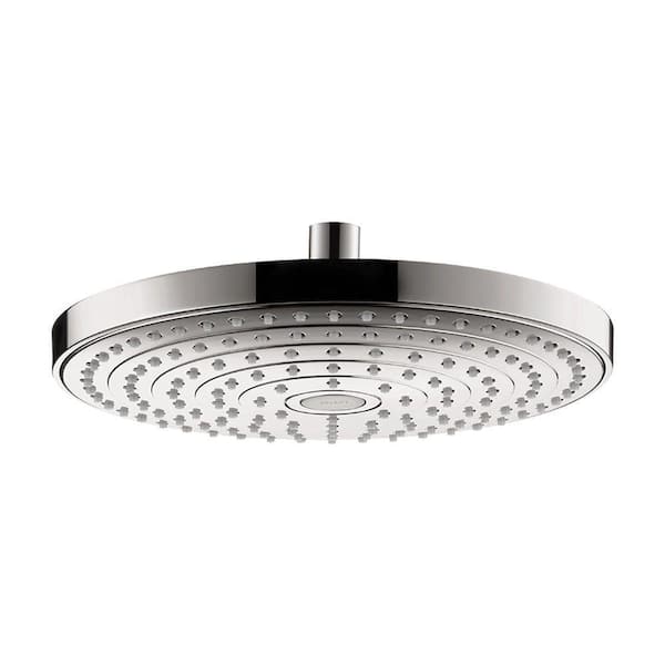 Hansgrohe Raindance Select S 240 2-Spray 9.625 in. Showerhead in Chrome ...