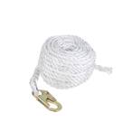 Guardian Fall Protection 5/8 in. x 50 ft. Poly Steel Rope with Snaphook ...