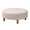 Baxton Studio Vinet Beige Ottoman 153-9199-HD - The Home Depot