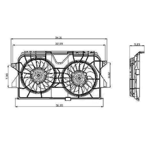 Electric Cooling Fan Assembly 2811595 - The Home Depot