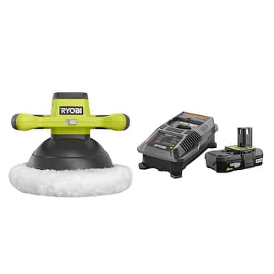 RYOBI 0.75 Amp Corded 10 in. Orbital Buffer-RB102G - The Home Depot