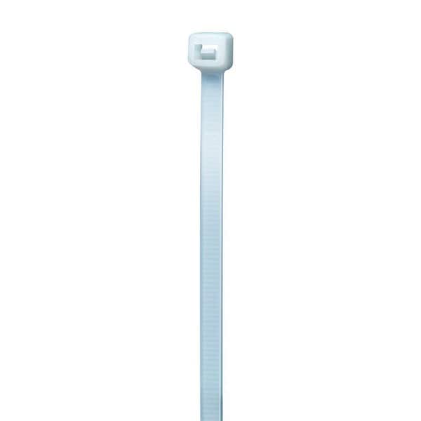 Commercial Electric 4 in. Natural Cable Tie (40-Pack) XLS-2.5X100-9F ...