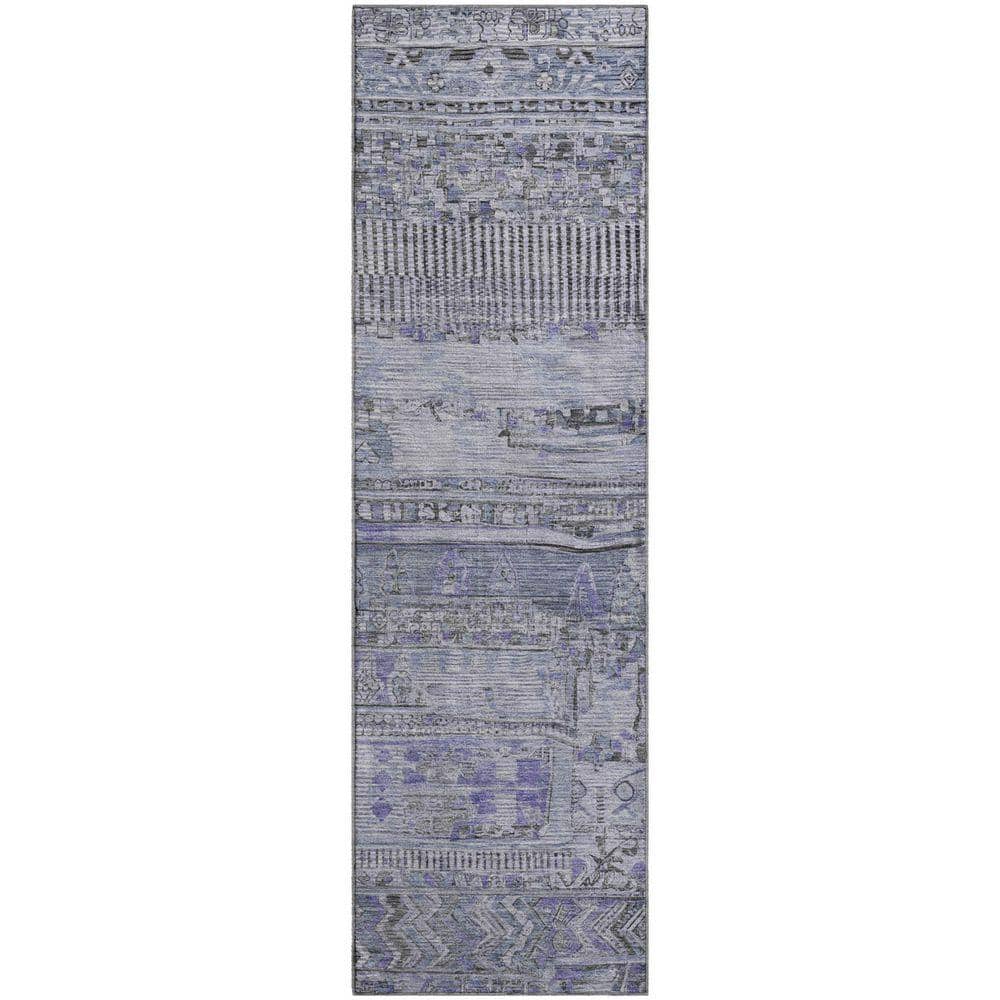 Addison Rugs Mayfield Premium Machine Washable Abstract AMF1835 Blue 2 ...