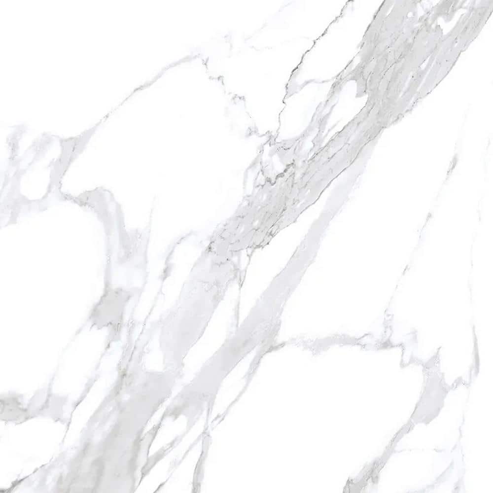 Apollo Tile Veneto 4 in. x 5 in. Polished Statuary White Porcelain ...