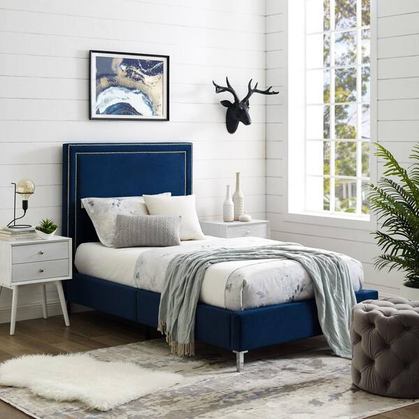 Navy twin bed store