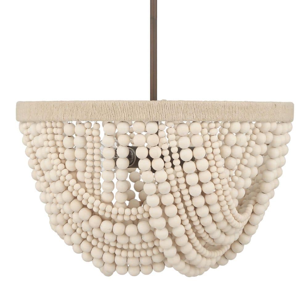 Hunter Fan Company Hunter Autumndale 4 Light Matte Bronze Basket ...