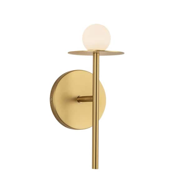 KUZCO Elixir 4-in 1 Light 6-Watt Brushed Gold Integrated LED Wall Sconce WS15504-BG-UNV - The ...