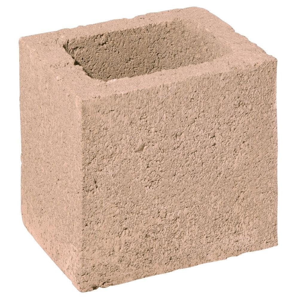 8 in. x 6 in. x 8 in. Sandia Sand Concrete MW Block 6HN1DN - The Home Depot