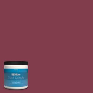 BEHR DYNASTY 1 qt. #120D-7 Ruby Red Satin Enamel Interior Stain ...
