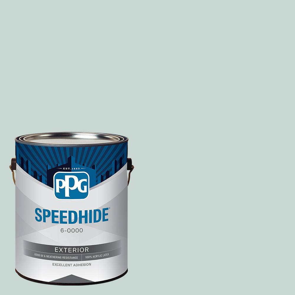 Reviews for SPEEDHIDE 1 gal. PPG1143-2 Blue Lullaby Satin Exterior ...
