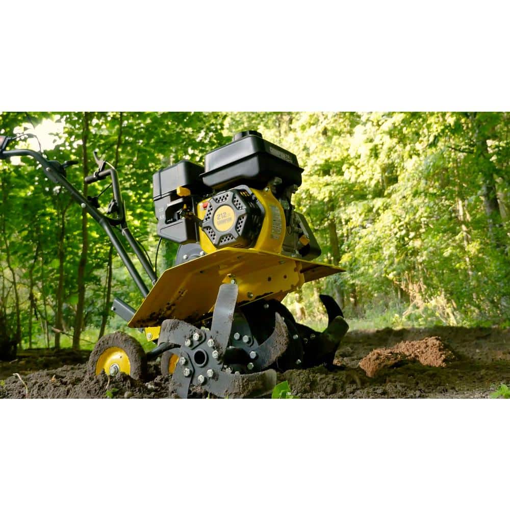 Buy 22 in. 212cc 4-Stroke Gas Garden Front Tine Tiller with Forward and ...