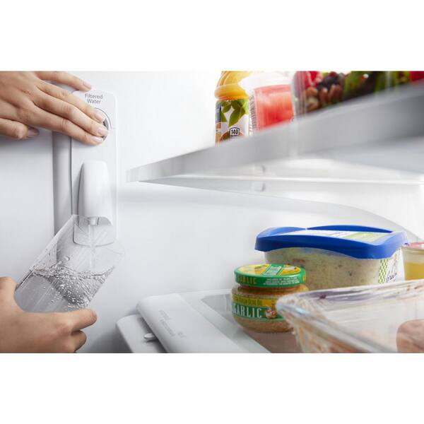 Whirlpool 33 in. 22 cu. ft. Standard Depth French Door Refrigerator in ...