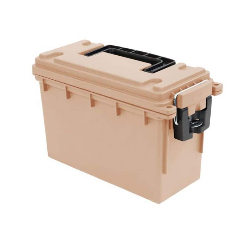 Sheffield OD Coyote Tan Plastic 30 Cal Lockable and Stackable Field ...