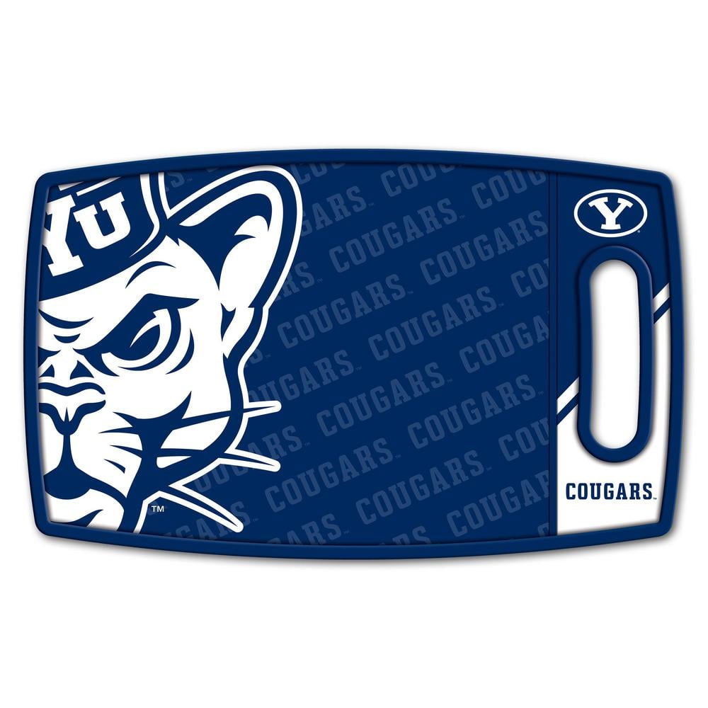 YouTheFan NCAA BYU Cougars Logo Series Cutting Board 9in x 0.5in ...