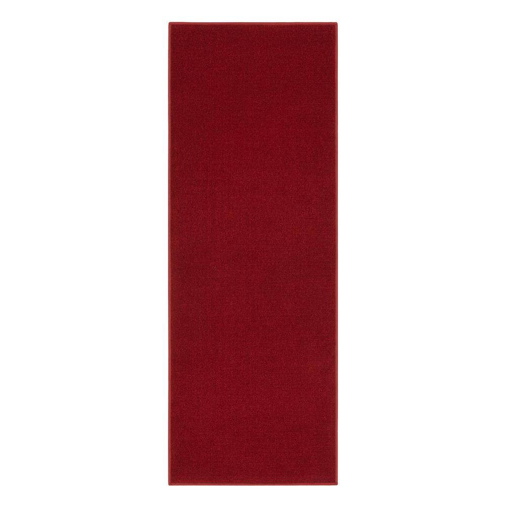 Ottomanson Ottohome Collection Non-Slip Rubberback Modern Solid Design ...