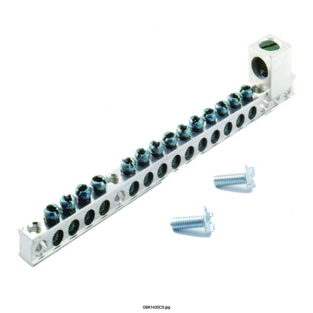 Eaton 14-Terminal Ground Bar Kit GBK1420CS - The Home Depot