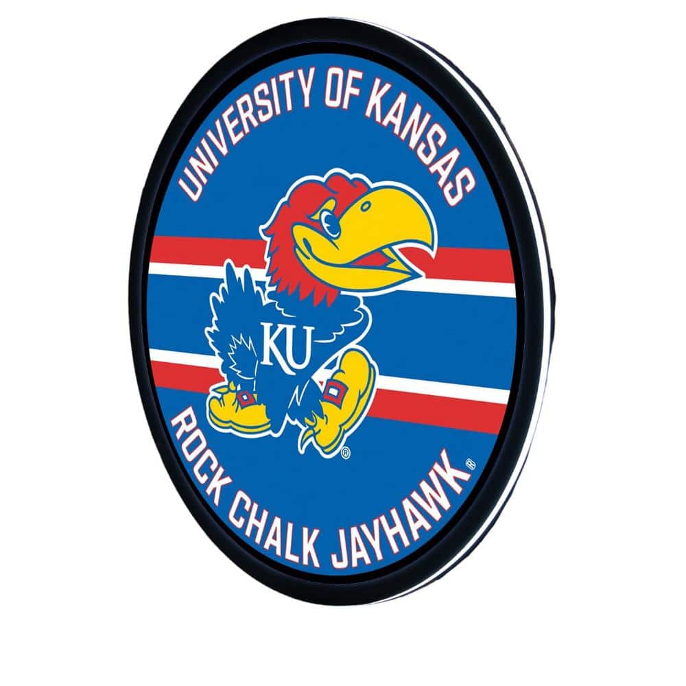 Evergreen University of Kansas 15 in. Round Plug-in LED Lighted Sign ...