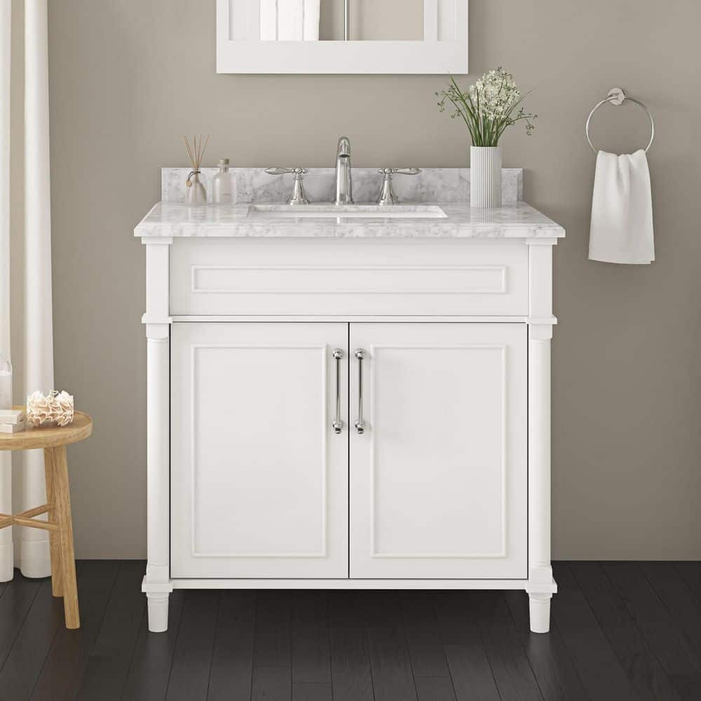 Reviews for Home Decorators Collection Aberdeen 36 in. Single Sink ...