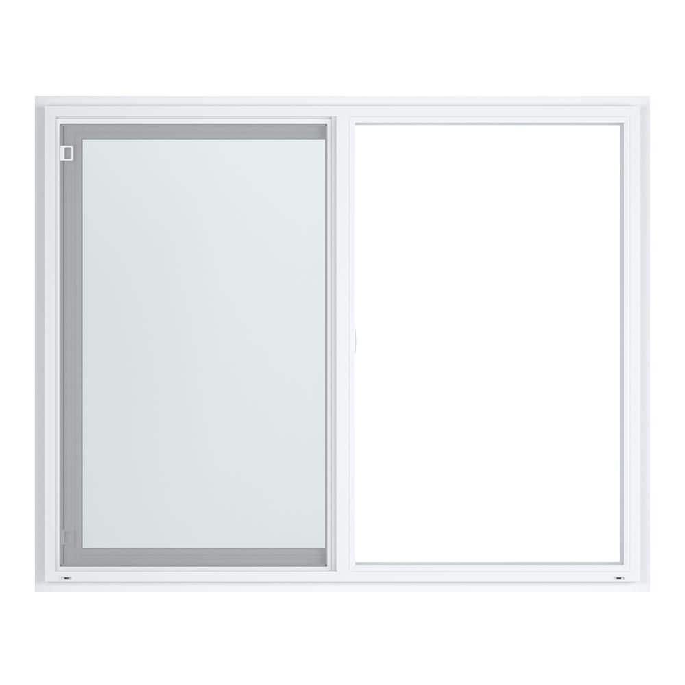 Ply Gem 59.5 in. x 47.5 in. Classic Series White Vinyl Left-Hand ...