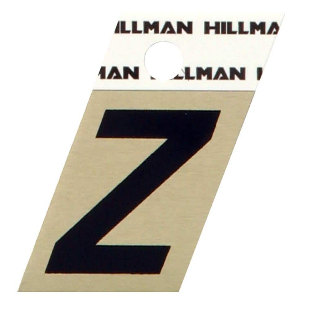 Hillman 1-1/2 in. Aluminum Angle-Cut Letter Z 840544 - The Home Depot