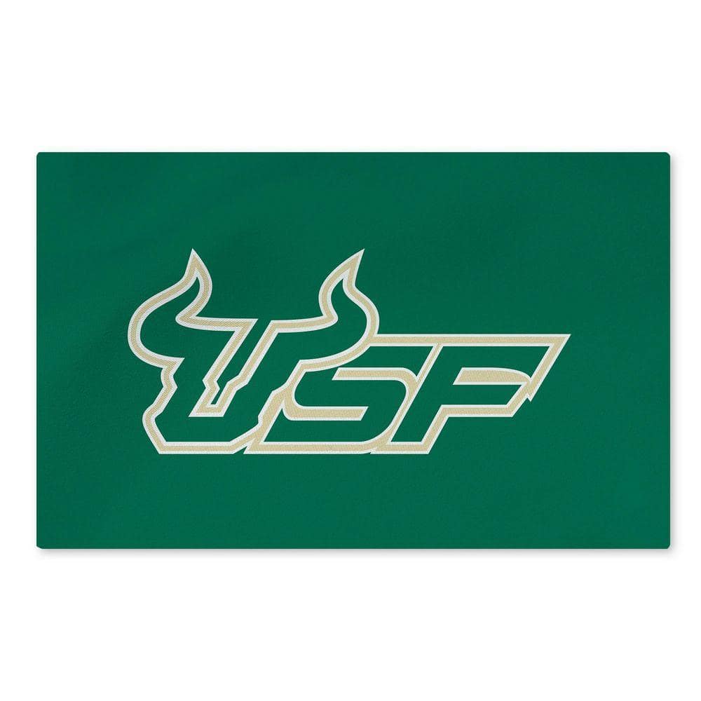 THE NORTHWEST GROUP South Florida Bulls NCAA Logo Washable Rug 20 in. x ...