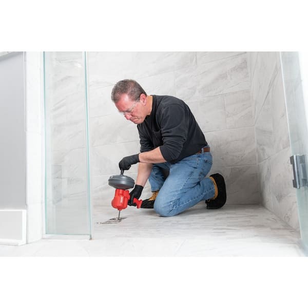 RIDGID EZ SPIN Drain Cleaning Snake Auger 80168 - The Home Depot