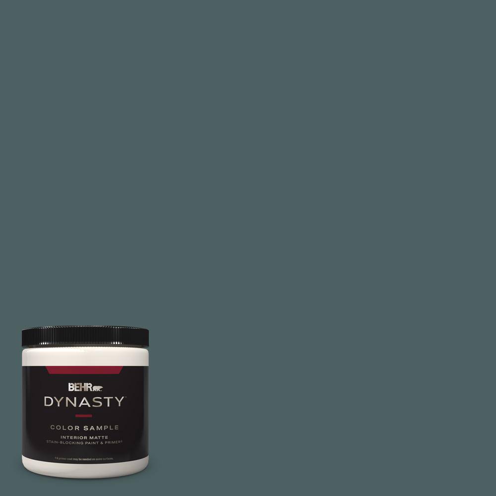 BEHR DYNASTY 8 oz. #PPU12-20 Underwater color One-Coat Hide Matte Stain ...