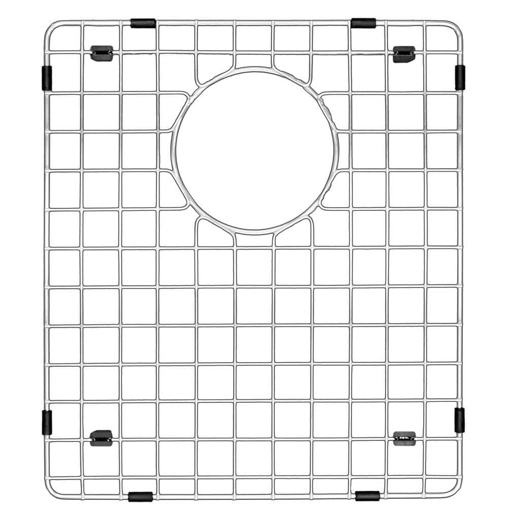 Karran 12-3/4 in. x 14-1/4 in. Stainless Steel Bottom Grid fits on sink ...