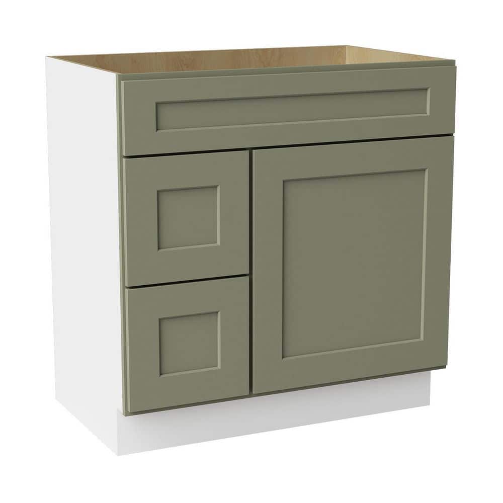 Sinber 30 in. W x 21 in. D x 34.5 in. H Ready to Assemble Solid Wood ...