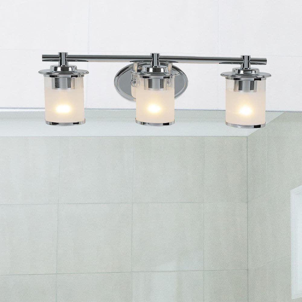 Designers Fountain Essence 23.25 in. 3-Light Satin Platinum ...