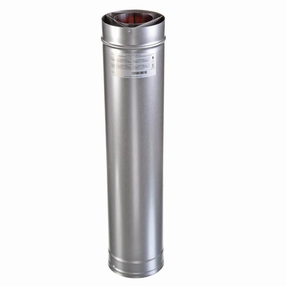 Rheem ProTech Stainless Steel Concentric Straight Pipe 36 in. Venting ...