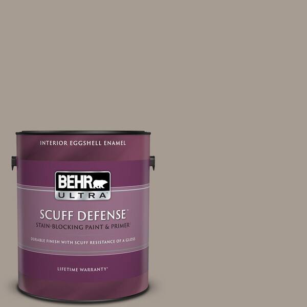 BEHR ULTRA 1 gal. #N200-4 Rustic Taupe Extra Durable Eggshell Enamel ...