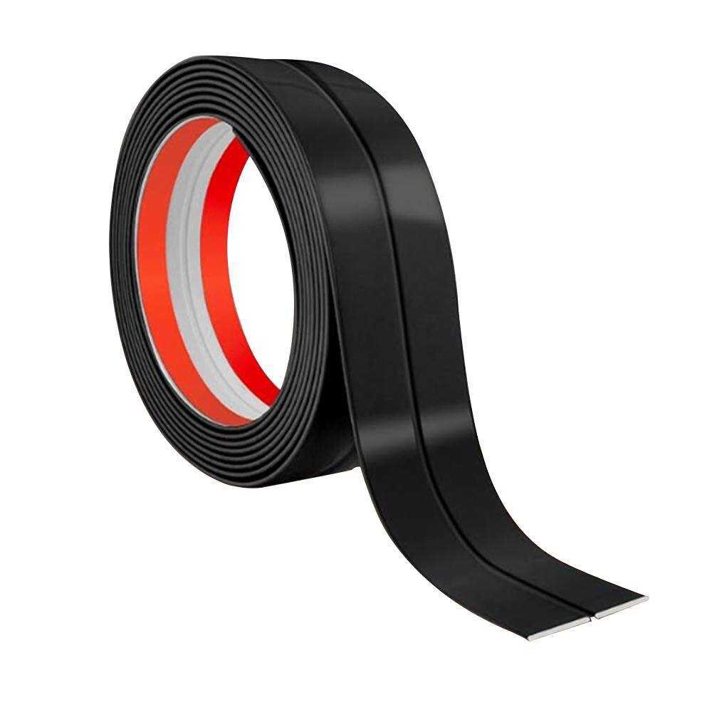 Wellco 0.8 in. W x 16.4 ft. L x 0.04 in. D Self-Adhesive PVC Flexible ...