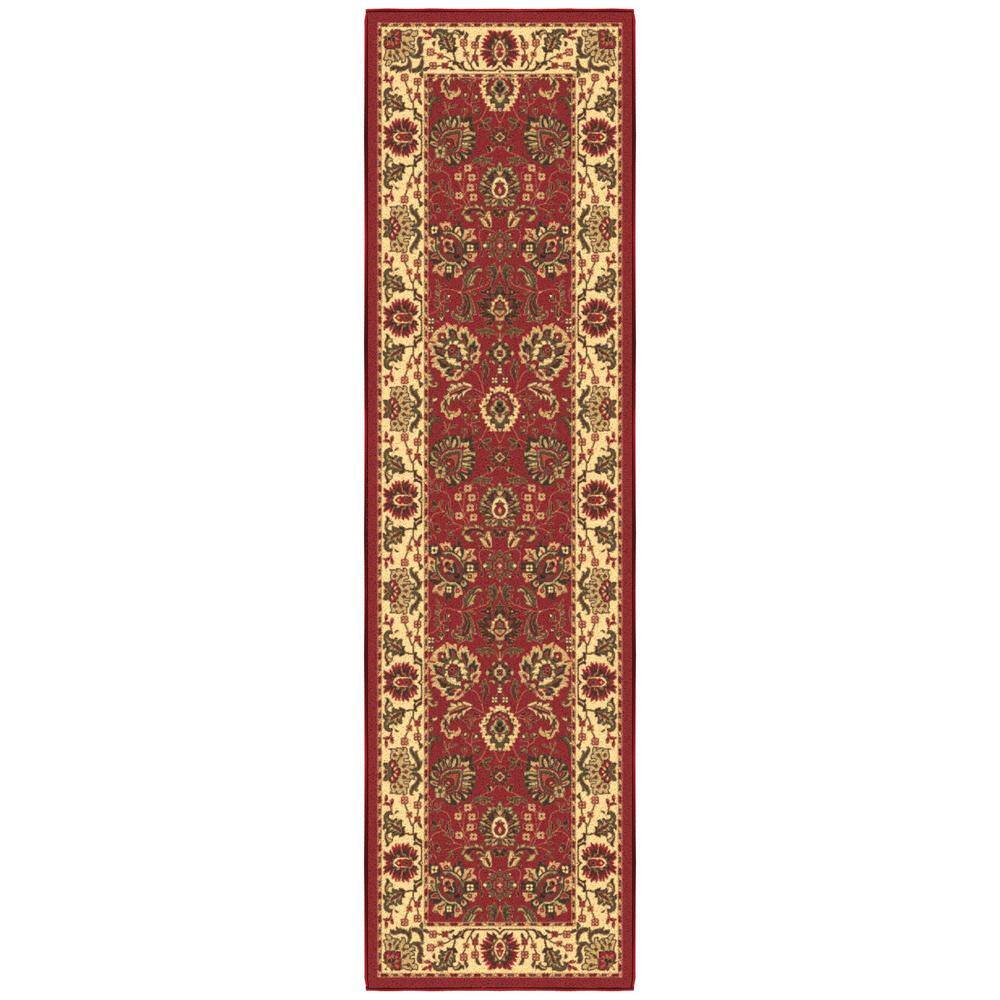 Ottomanson Ottohome Collection Non-Slip Rubberback Oriental Design 2x7 ...