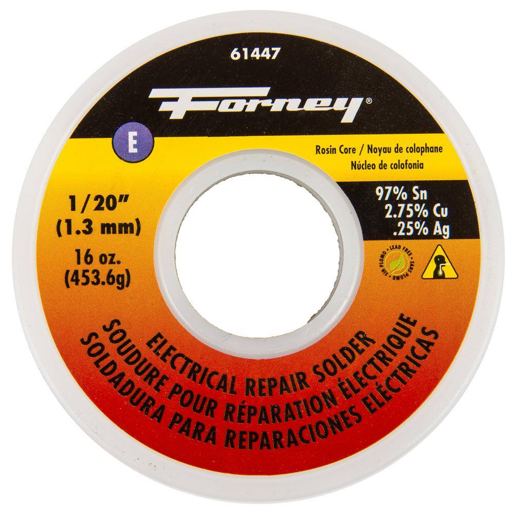 Forney Lead Free Rosin Solder-61447 - The Home Depot