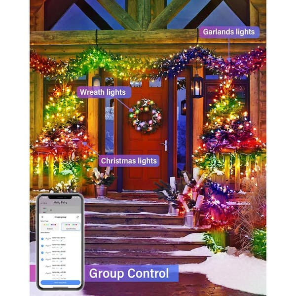 AVATAR CONTROLS 66 FT 200 LED Smart String Lights Color Changing APP ...