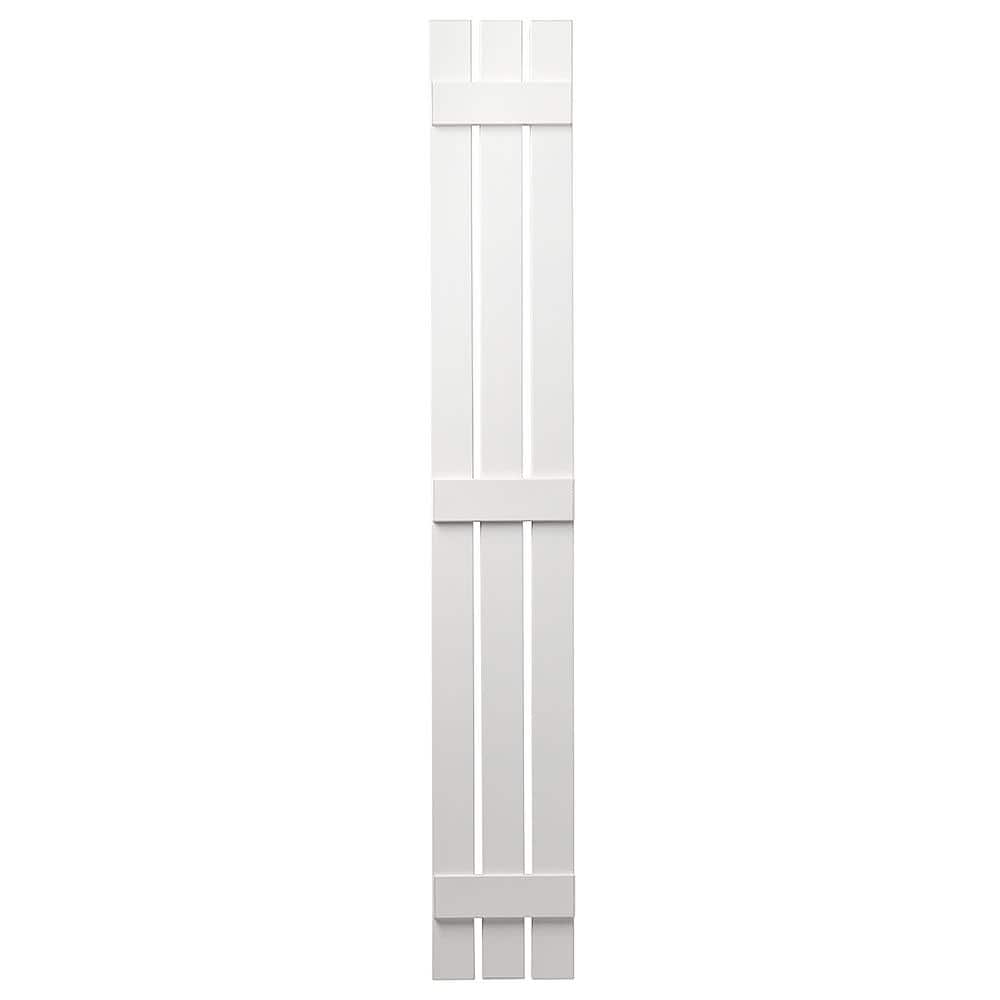 Ply Gem 12 in. x 71 in. Polypropylene 3-Board Open Board and Batten ...