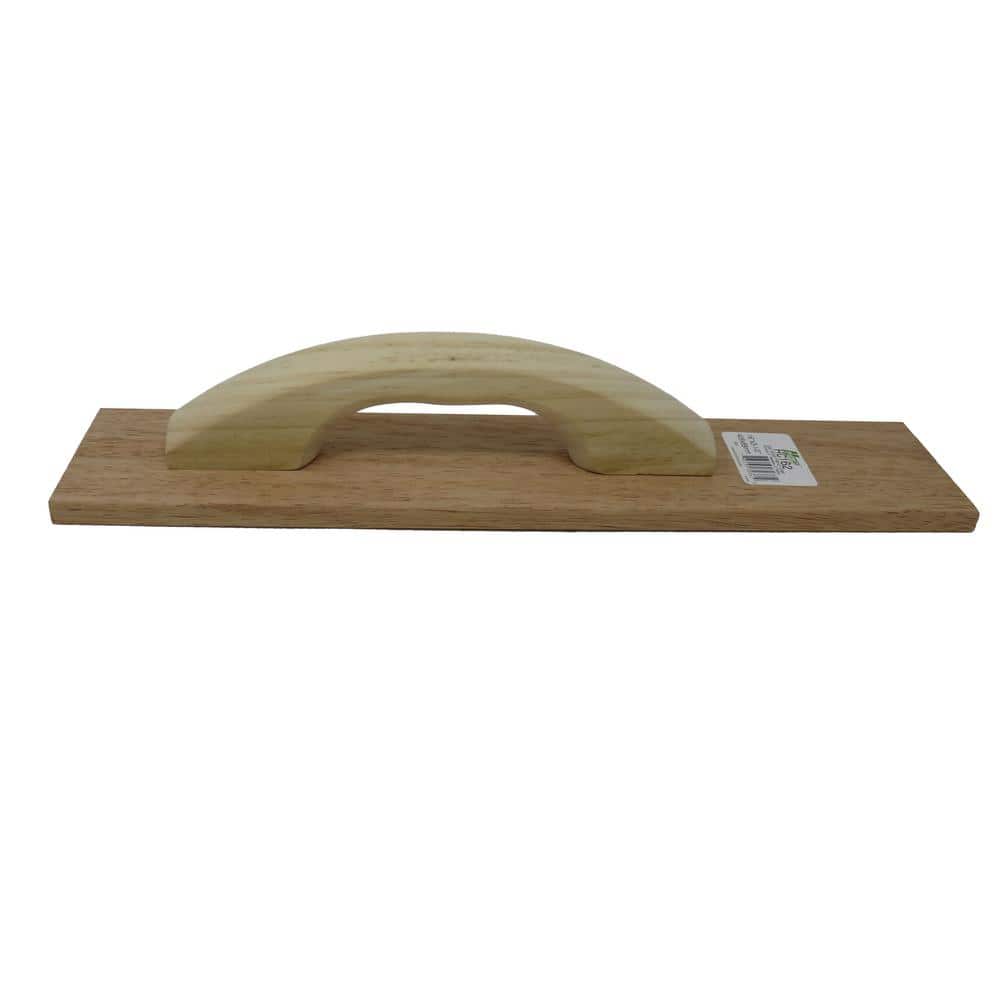 Hi-Craft 16 in. x 3-1/2 in. Wood Hand Float - Wood Handle HC162 - The ...