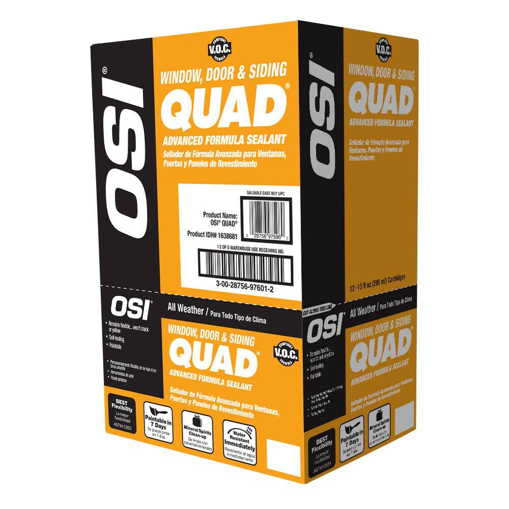 OSI 10 fl. oz. #412 Beige QUAD Advanced Formula Window Door and Siding ...
