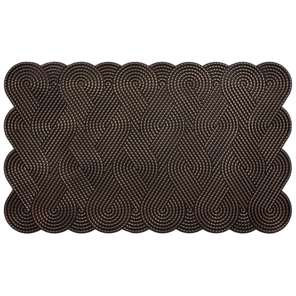 Calloway Mills Copper Knotted Rubber 18 in. x 30 in. Multi Colored ...