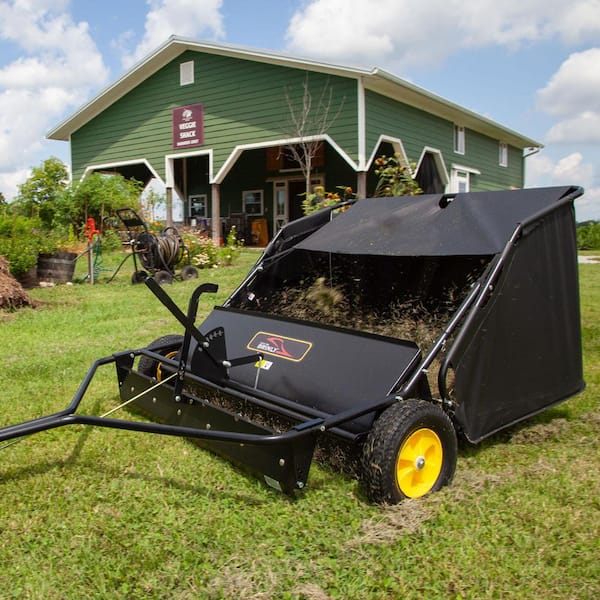 Brinly-Hardy Brinly Combo 42 in. Tow-Behind Lawn Sweeper with ...