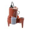 Liberty Pumps LE-50 Series 1/2 HP Submersible Automatic Sewage Pump 25 ...