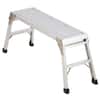 Werner 39-1/2 in. x 12 in. x 20-9/16 in. Aluminum Work Platform with ...