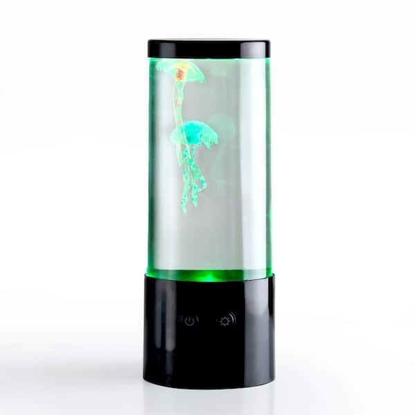 9 in. Black Indoor Jellyfish Table Lamp with RGB LED LH-ML002-999 - The ...
