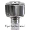 Active Ventilation 3 in. Dia Aura PVC Vent Cap Exhaust with Adapter for ...