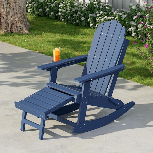 Reviews for Livewood HDPE Plastic Ergonomic Outdoor Adirondack Rocking ...